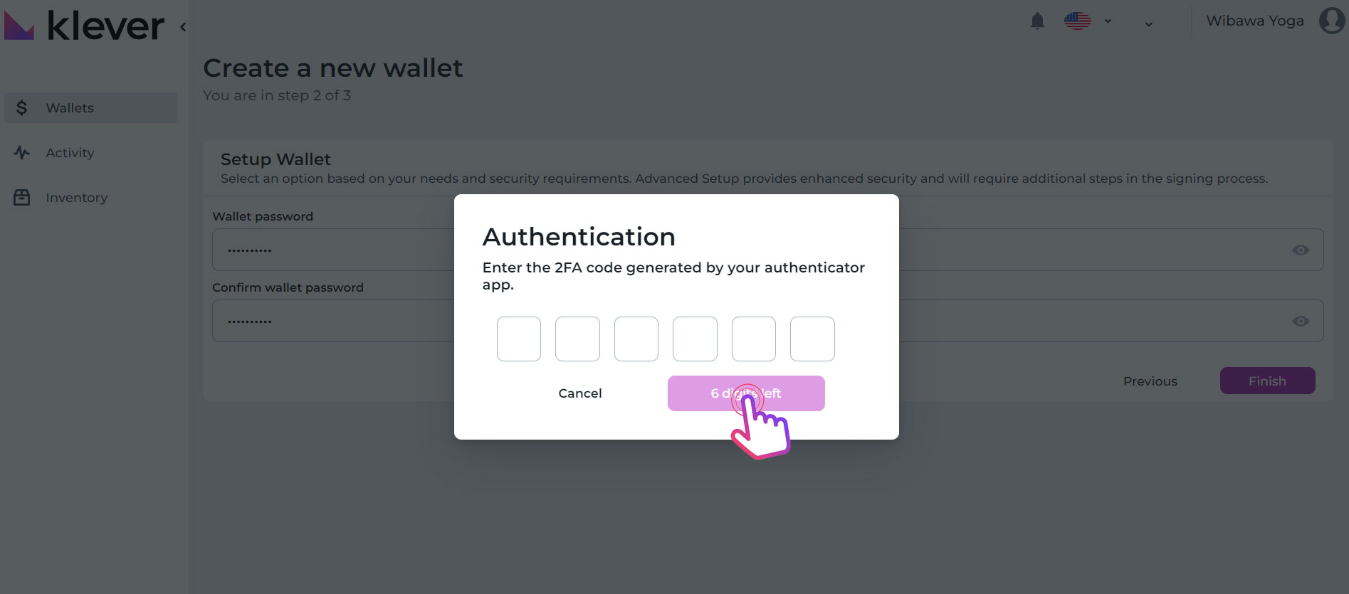 How to create a new wallet – Klever Support