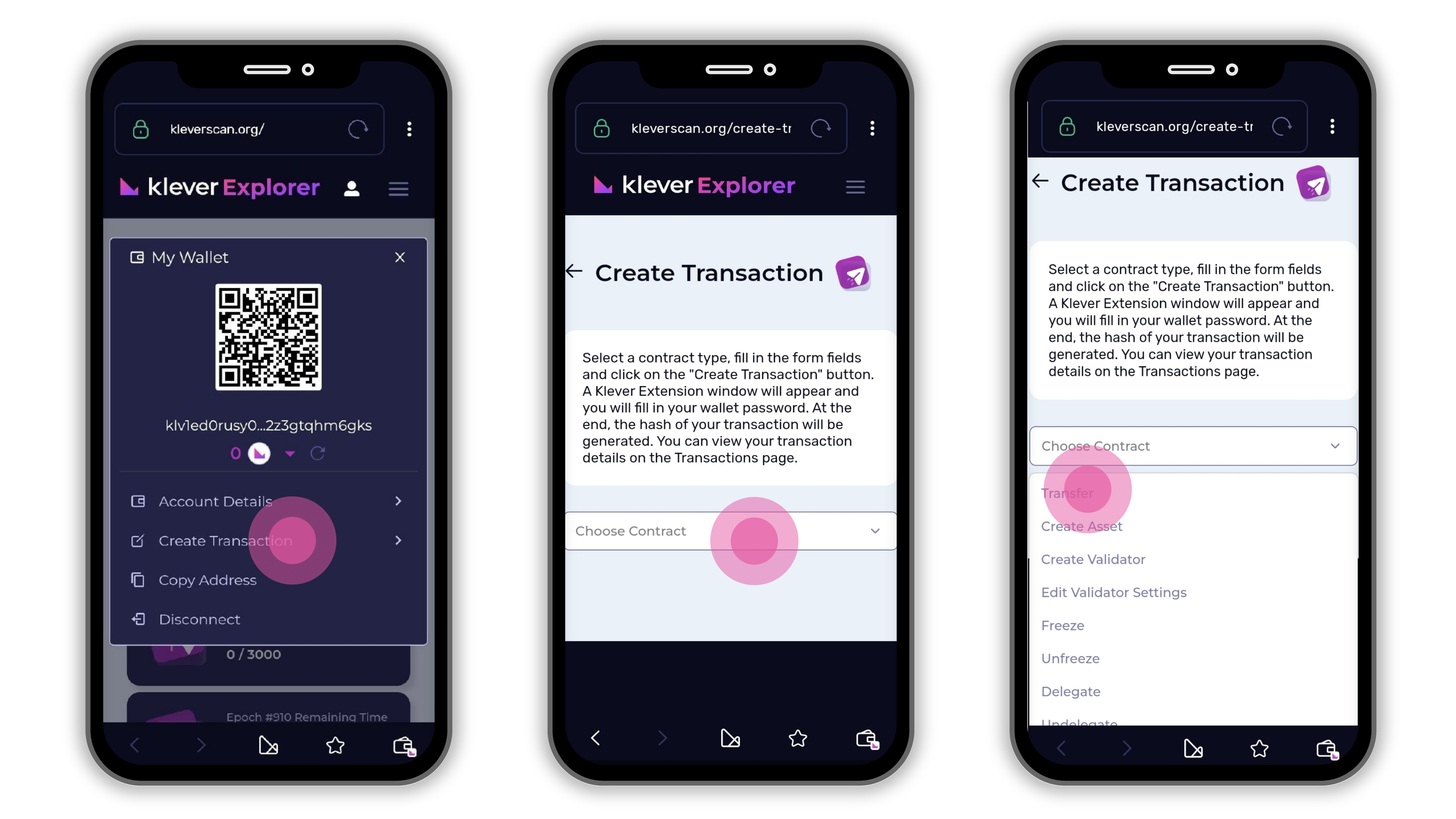 How to send NFT through Klever Explorer inside K5 Wallet – Klever Support