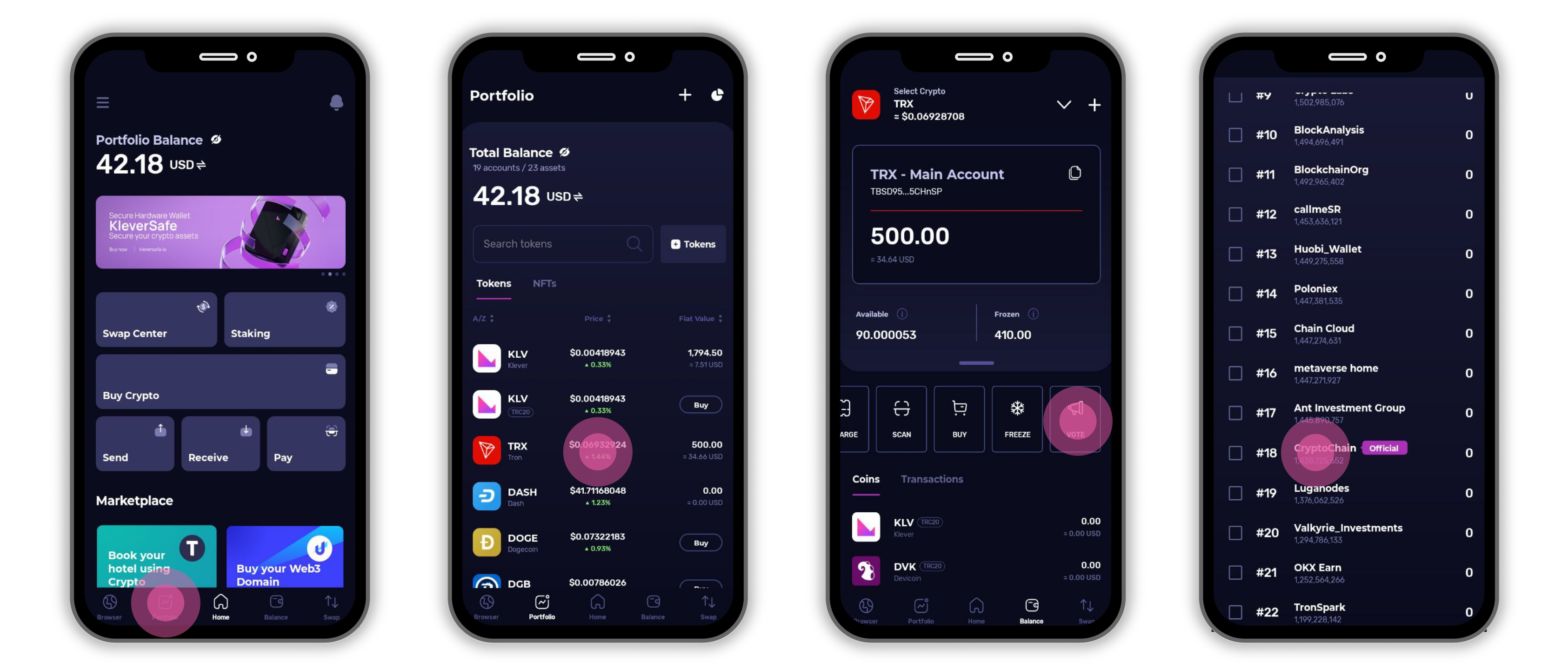 How to stake and delegate tron in staking 2.0 – Klever Support
