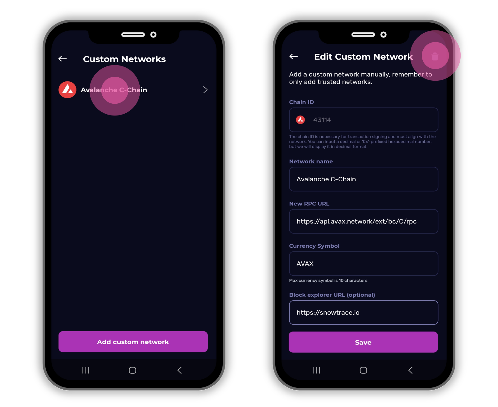 How To Add A Custom Network To Klever Wallet Klever Support