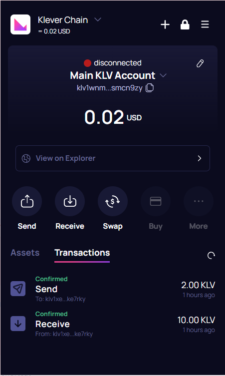 How to copy your transaction hash (TxID) on Klever Extension – Klever ...